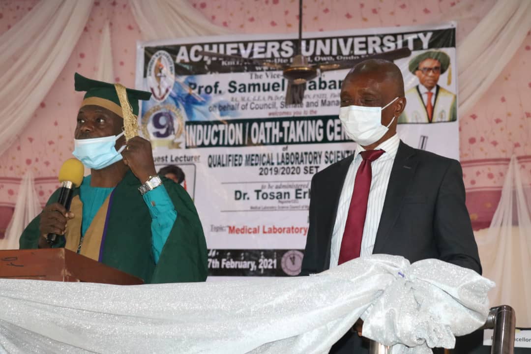 AUO Celebrates 9th Induction Ceremony of Medical Laboratory Scientists ...